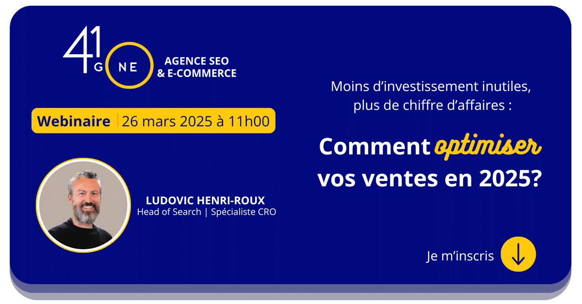 LP Webinar Optimiser vos ventes en 2025 sans dépenser plus ? - 410 gone